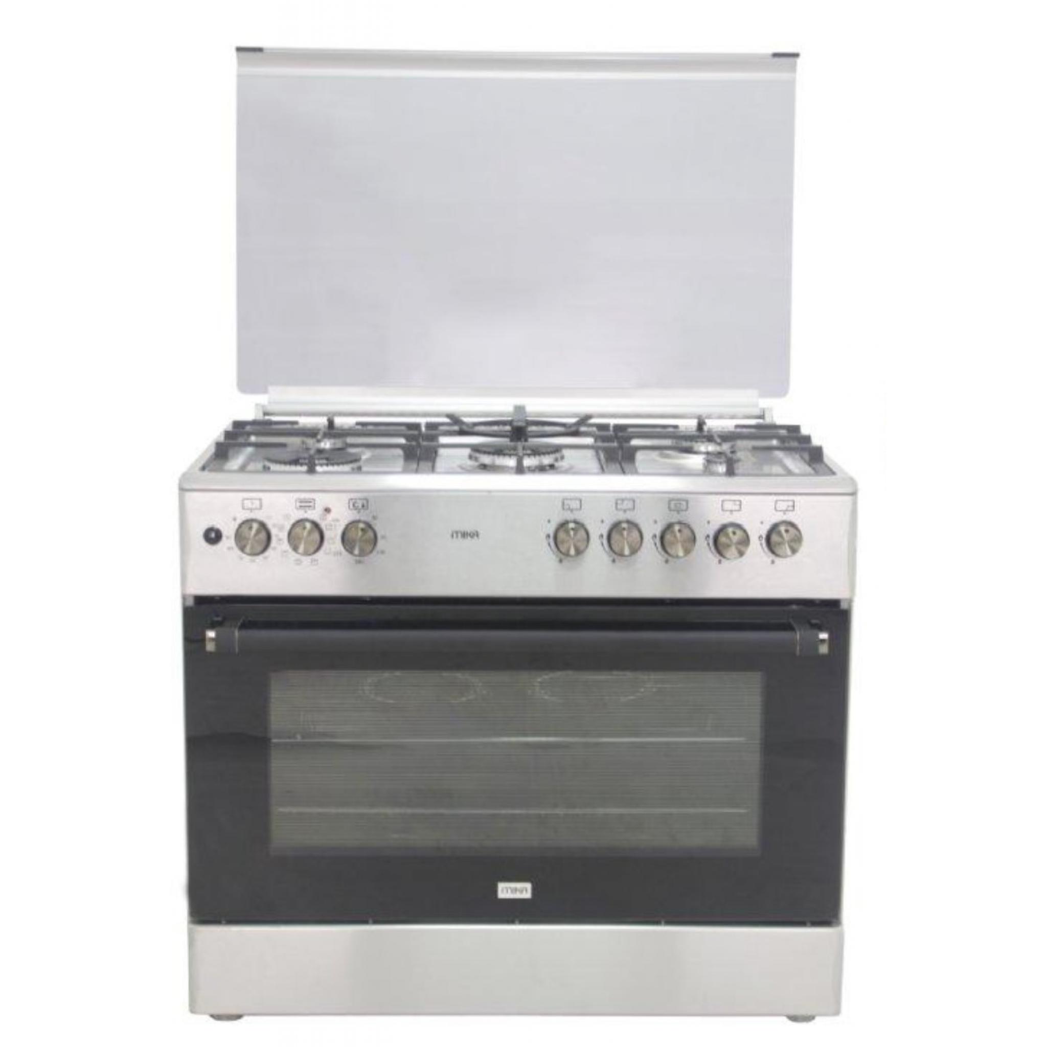 Mika 4 Gas + 2 Electric 90×60 Electric Oven Standing Cooker - Lipa pole ...