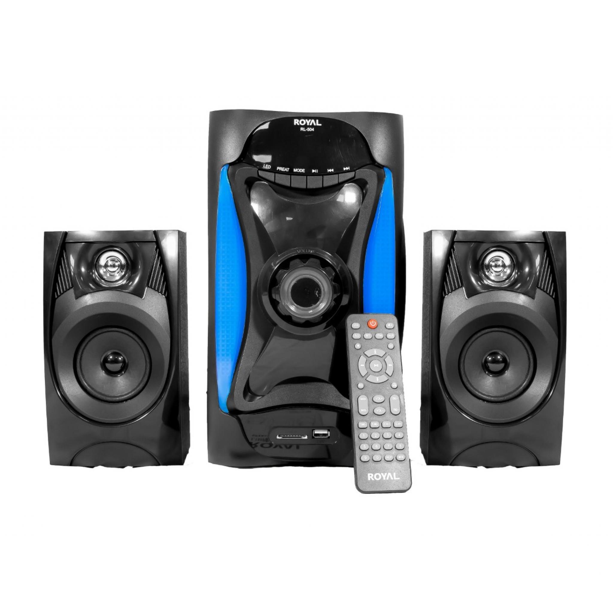 Royal RL504 2.1CH AC/DC 50W RMS Multimedia Speaker - Lipa pole pole by ...