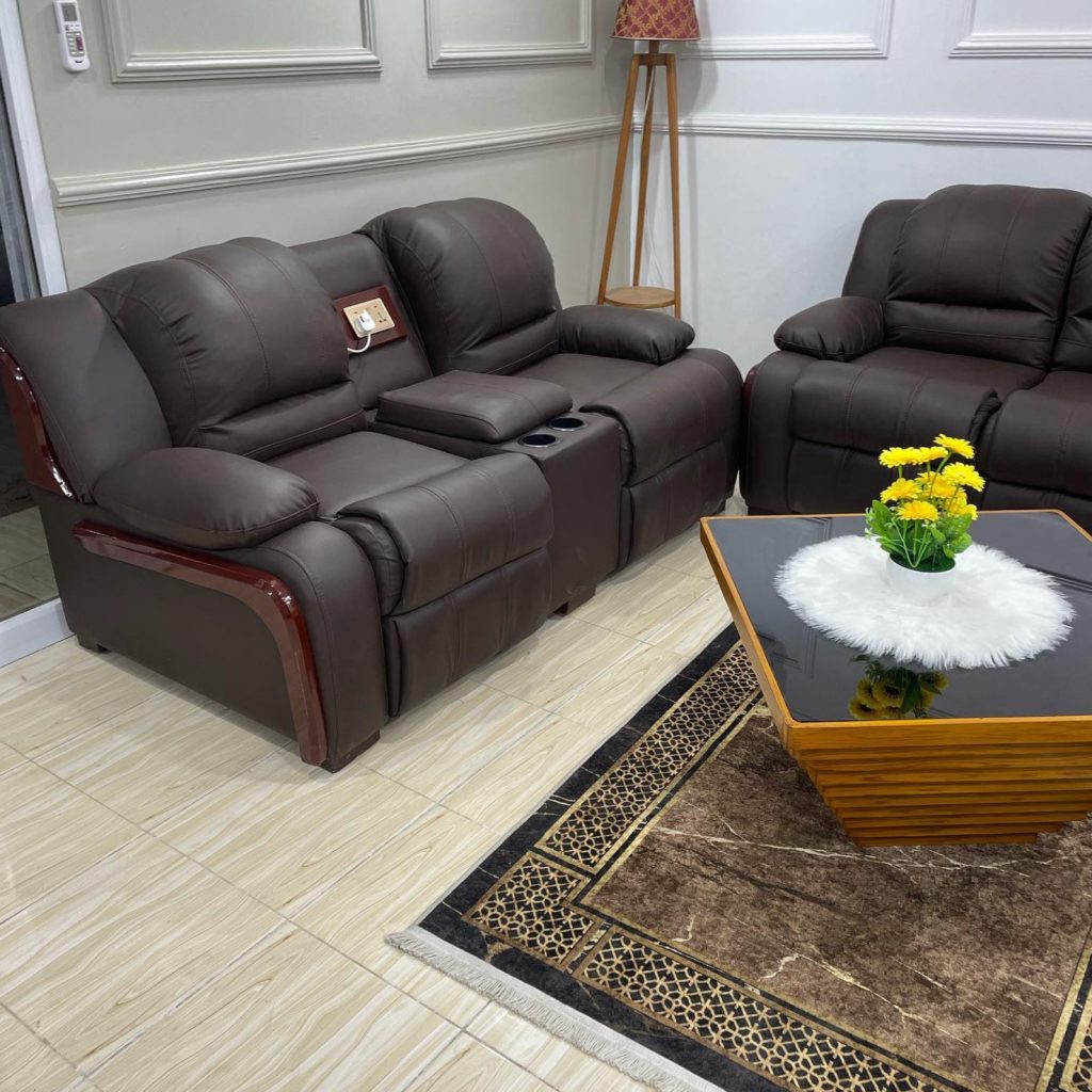 7 Seater Leather Sofa Set – Code: LPPF090 - Lipa pole pole by Koposoko.com